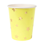 Colorful Gold Star Paper Cups – Sugar Moon Bloom