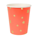 Colorful Gold Star Paper Cups – Sugar Moon Bloom