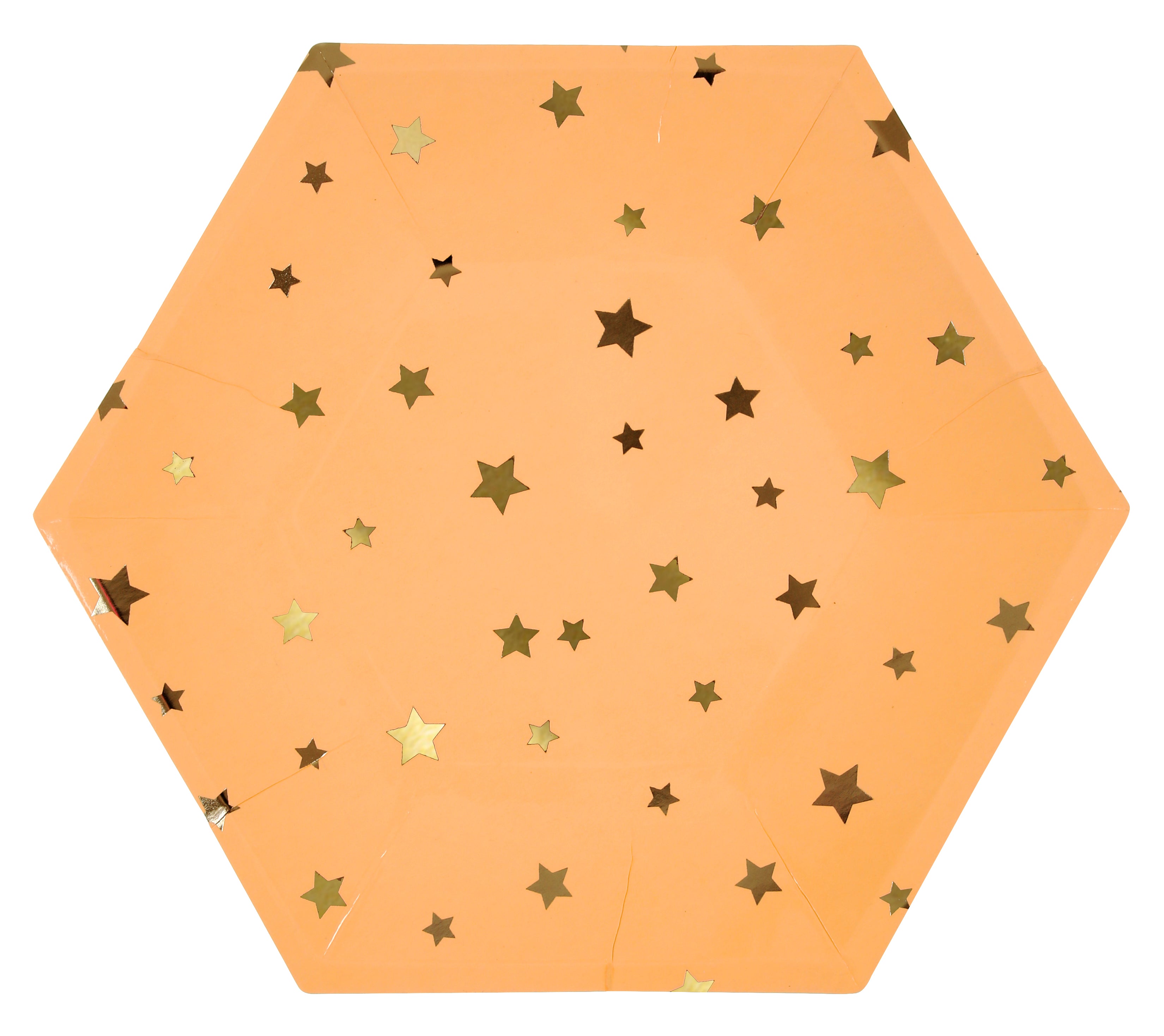 Colorful Gold Star Paper Plates – Sugar Moon Bloom
