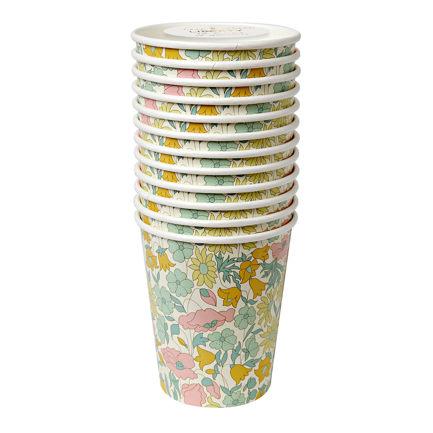 Liberty Poppy and Daisy Paper Cups – Sugar Moon Bloom