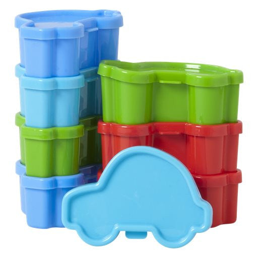 Car Shaped Food and Snack Containers (8-pack) – Sugar Moon Bloom
